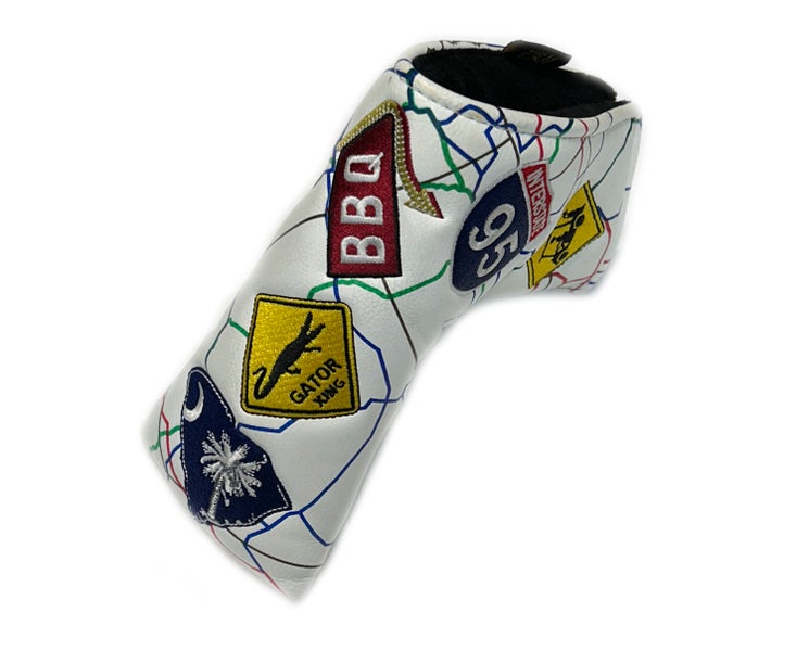 PRG Georgia Bulldogs White Magnetic Golf Mallet Putter Headcover ...