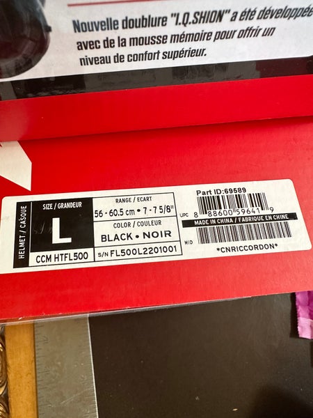 Used Large CCM FL500 Helmet | SidelineSwap | Buy and Sell on SidelineSwap