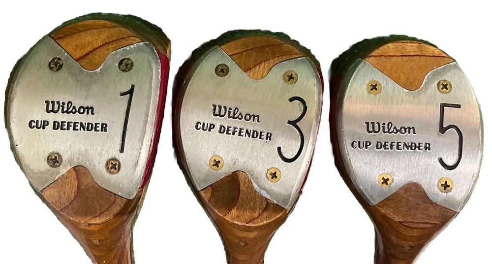 Wilson Patty Berg Cup Defender 1,3,5 Wood Set RH Lite Steel Nice ...