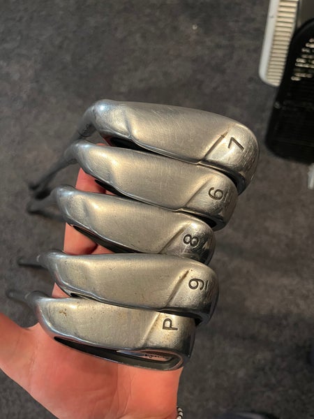 Men's Used Lynx Left Hand Iron Set Regular Flex Steel Shaft ...