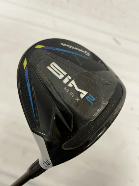 Used Taylormade Sim 2 Max 3 Wood Stiff Flex Graphite Shaft Fairway ...
