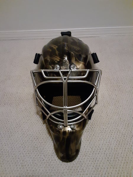 Senior New Wall W4 CUSTOM " NO EVIL " Goalie Mask | SidelineSwap | Buy ...