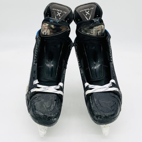 Custom Blue Bauer Vapor Hyperlite Hockey Skates- 7 1/2 Fit #2-272 (No ...