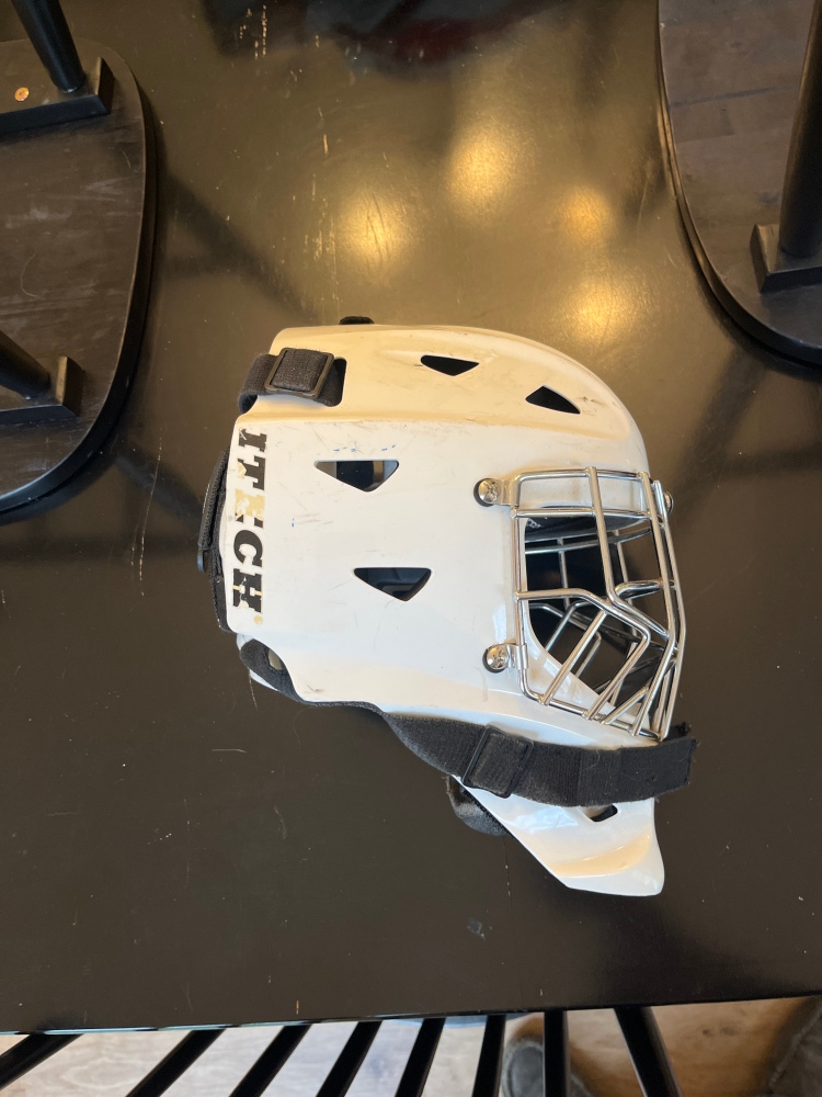 ITECH youth painted goalie helmet | SidelineSwap