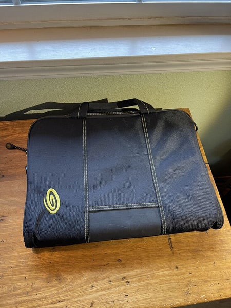 TIMBUK2 Commute Messenger Bag Black Nylon Computer Laptop bag 12 x 10 x ...