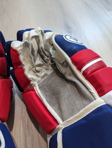 Warrior Alpha Pro Gloves 15" Pro Stock NYR Rangers Used | SidelineSwap ...