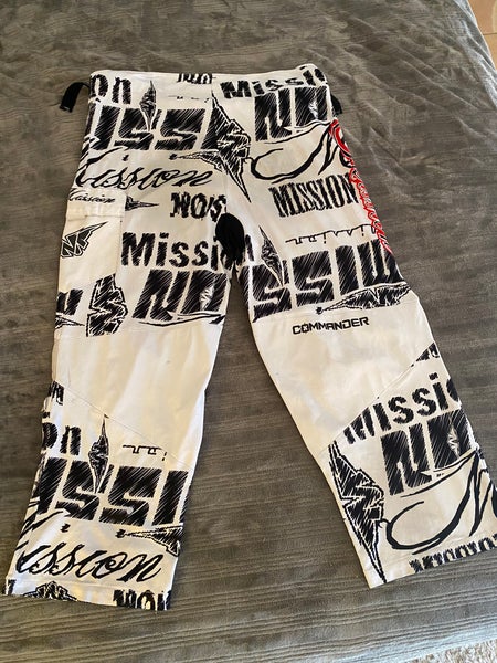 Mission Commander Inline Roller Hockey Pants Size Large Red White Black ...
