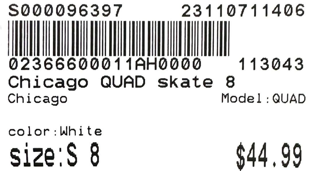 Used Chicago Quad Senior 8 Inline Skates - Roller And Quad ...