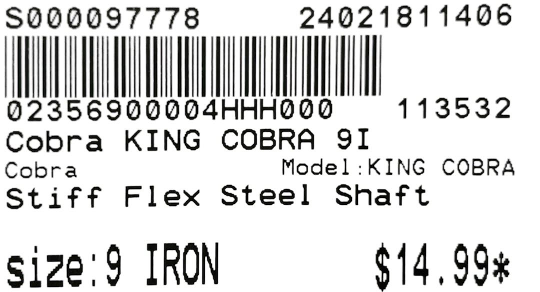 Used Cobra King Cobra 9 Iron Stiff Flex Steel Shaft Individual Irons | SidelineSwap | Buy and ...