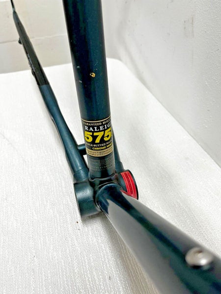 Vintage 1986 Raleigh Marathon 67cm C-C Reynolds 575 SL CrMo Road Frame ...
