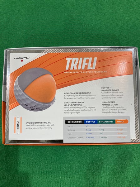 White New Maxfli Trifli Balls 12 Pack (1 Dozen) | SidelineSwap | Buy ...