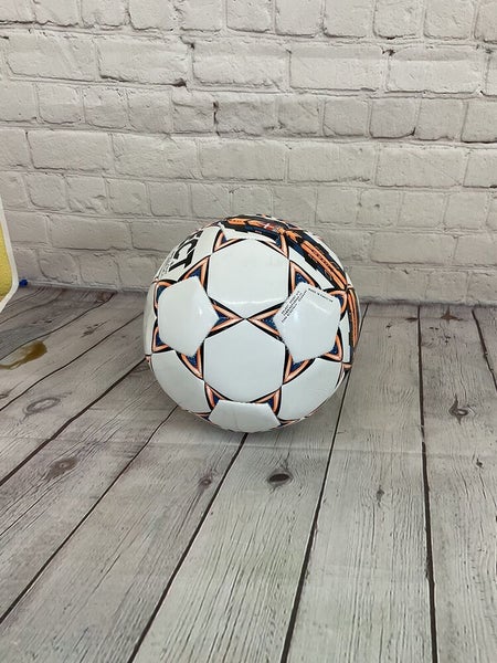 Select Super Brillant Hand Sewn Soccer Ball White Blue Orange Size 5 ...