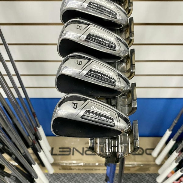 Used Cleveland Launcher Xl Halo Men's Right Iron Hybrid Set 5h-gw ...