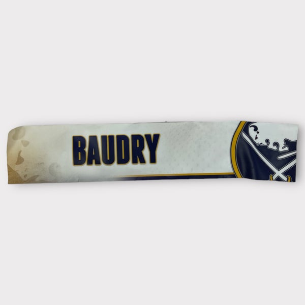 Pro Stock Small CCM V08 Buffalo Sabres Used Hockey Helmet Baudry ...