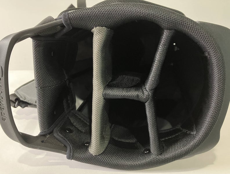 TaylorMade FlexTech Crusader Stand Bag Gray 4-Way Divide Dual Strap ...