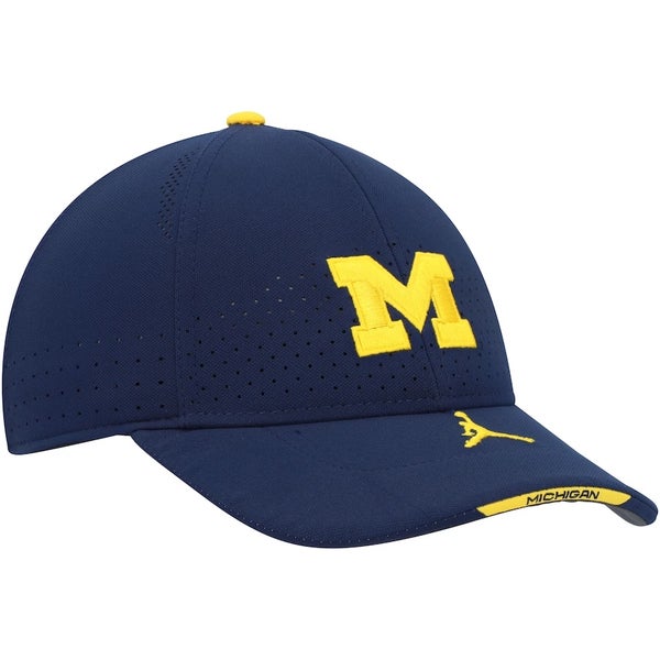 Nike Air Jordan Michigan Wolverines On Field Team Issue Aerobill Flex ...