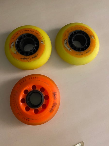 Labeda Crossover Gripper Inline Hockey wheels Set Used Soft 76/80mm ...