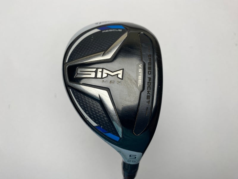 Taylormade SIM MAX 5 Hybrid 25* Fujikura Ventus Blue 5A Senior Graphite ...