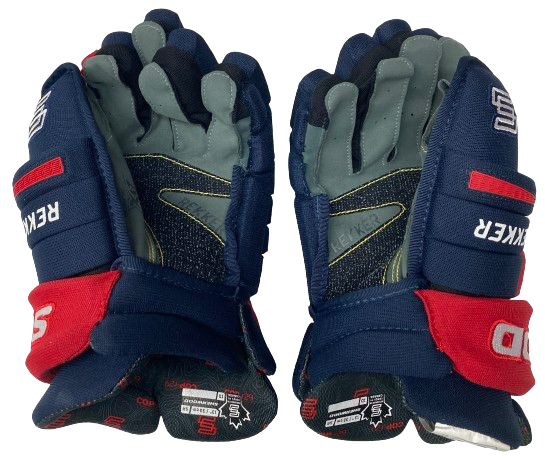 SHERWOOD REKKER LEGEND PRO PRO STOCK CUSTOM HOCKEY GLOVES 13" TEAM USA ...
