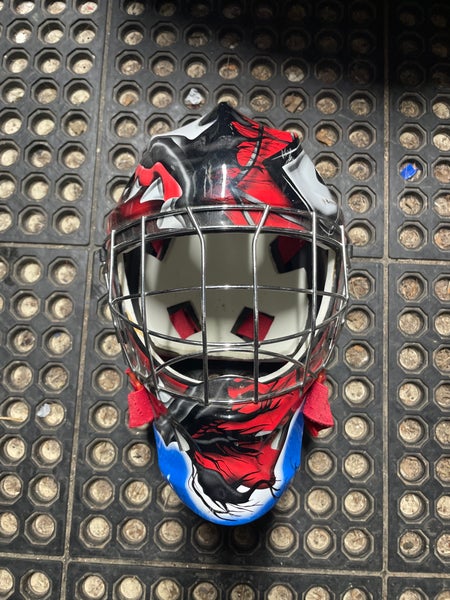 Bauer NME Street Goalie Mask Spider Man / Venom Youth. | SidelineSwap