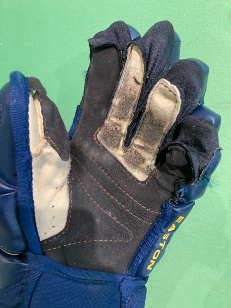 Blue Used Senior Easton Synergy EQ30 Gloves 12" | SidelineSwap | Buy ...