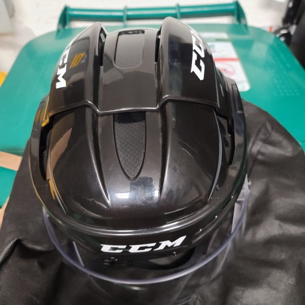 CCM "Fitlite" Helmet with Oakley half shield | SidelineSwap | Buy and ...