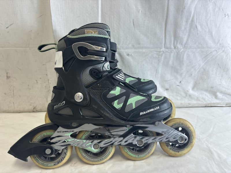 Used Rollerblade Macroblade 90w Womens Size 7 Inline Skates - Needs ...