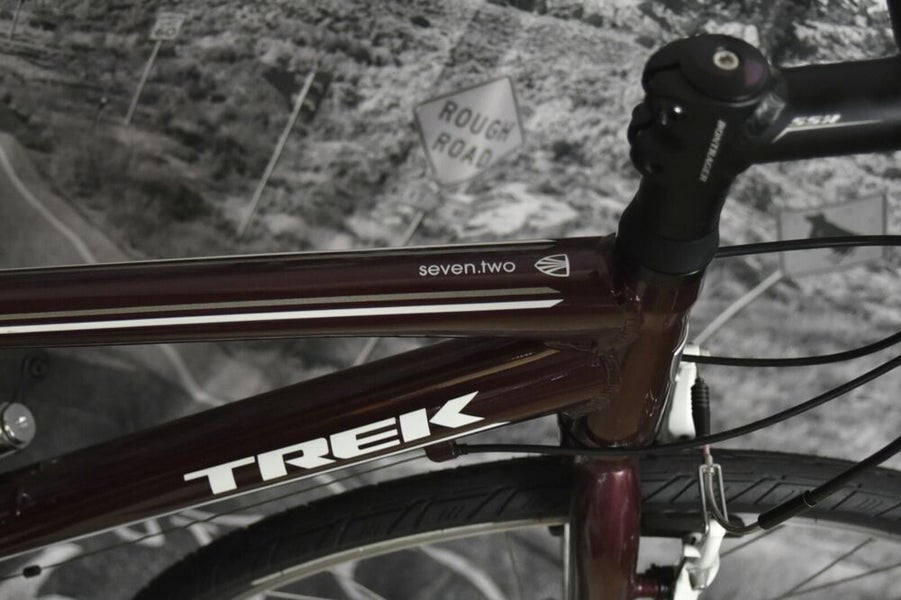 TREK SEVEN.TWO HYBRID BIKE SIZE SMALL, 38 CM, 24 SPEED, ALUMINUM ...