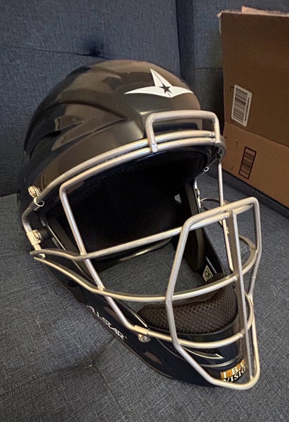 All Star Catcher Mask MVP 2500 (Navy Blue) | SidelineSwap | Buy and ...