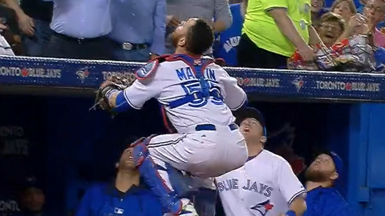 New Rawlings #55 Russell Martin Toronto Blue Jays Catchers Leg Shin ...