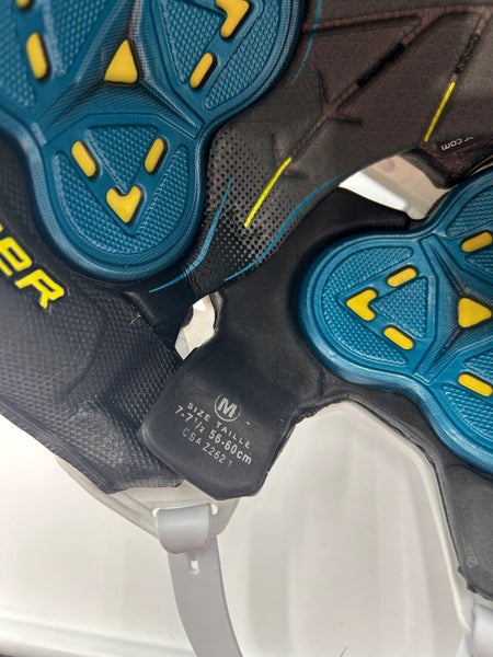 Used Colorado Avalanche Medium Bauer Pro Stock Johansen Re-Akt 150 ...