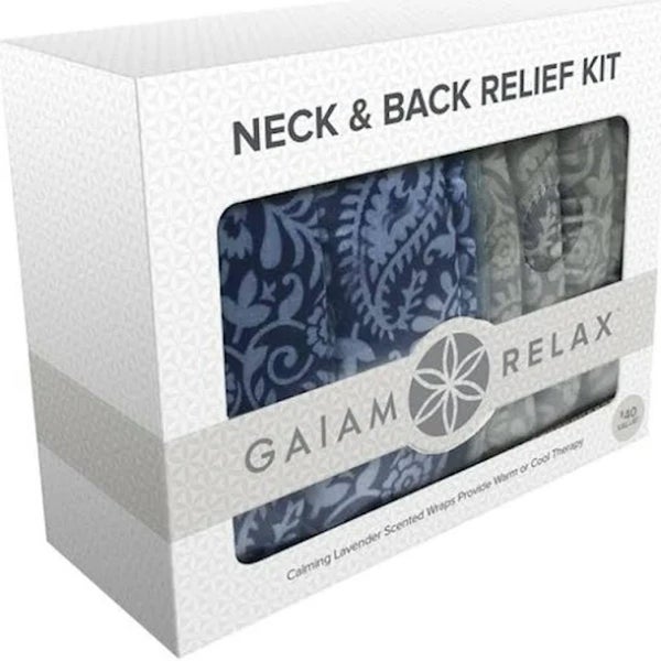 Used Gaiam Relax Neck & Back Relief Kit Exercise & Fitness Accessories ...