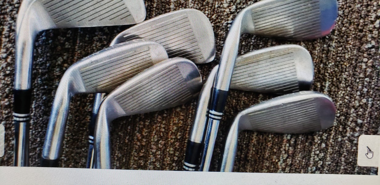 FULL SET OF NICKLAUS N1 LINEAR DYNMICS SEMI BLADE GOLF IRON FULL SET CRANK SHAFT ...