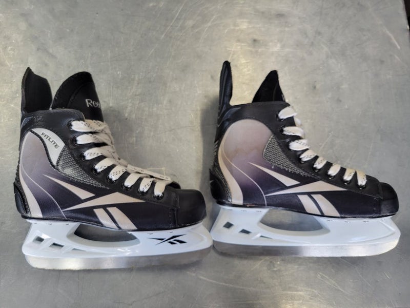 Used Reebok 1k Fitlite Junior 03 Ice Hockey Skates | SidelineSwap | Buy ...