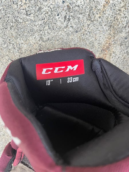 CCM Pro Stock Bulldogs Maroon Hockey Gloves | SidelineSwap | Buy and ...