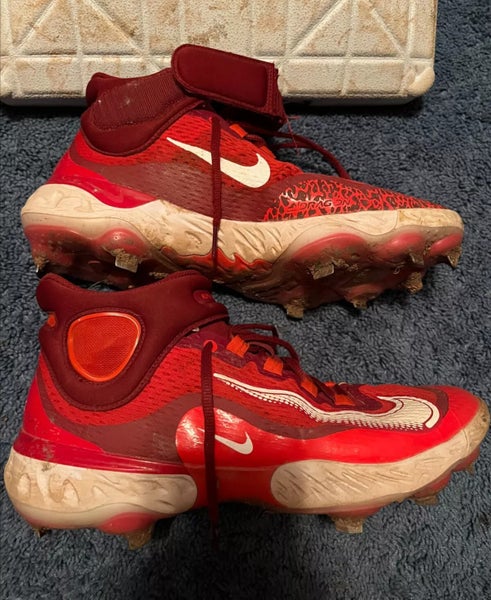 Boston Red Sox Pro Stock Game Used Worn Nike Cleats Sea Dogs ...