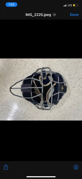 Navy All Star System 7 Catcher's Set with Mask | SidelineSwap | Buy and ...