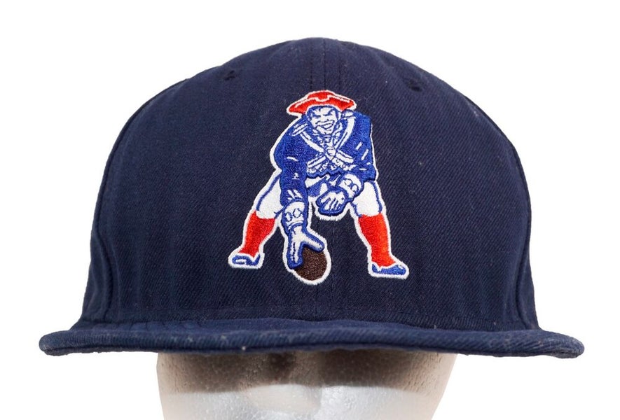 Vintage New England Patriots NFL Football Cap - New Era Fitted Hat 7 3/ ...