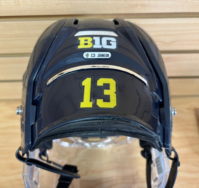 University of Michigan #13 Kent Johnson Practice Helmet | SidelineSwap ...