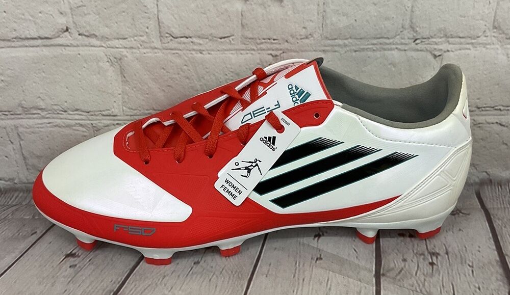 Adidas V23933 F30 TRX FG Women's Soccer Cleats White Black Red US Size ...