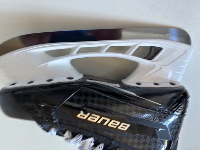 ALMOST NEW Bauer Supreme MACH Skates w/ LS Pulse Ti Blades ...