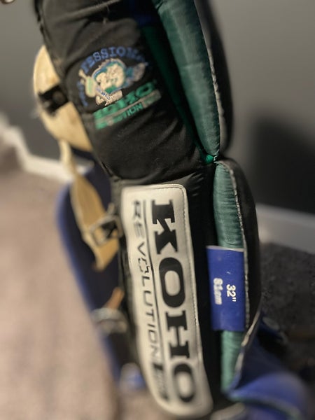 Used Potvin Koho Goalie Leg Pads | SidelineSwap | Buy and Sell on ...