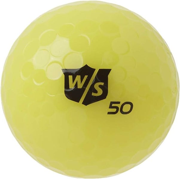 Wilson Staff 50 Elite Golf Balls (Yellow, 12 pack) 2019 NEW ...