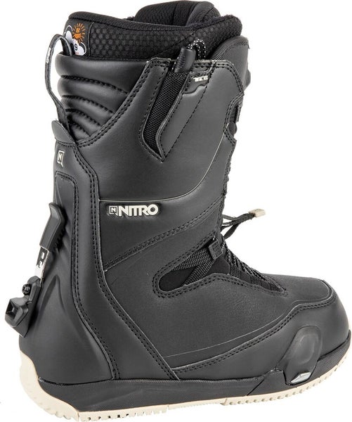 Nitro Cave TLS Step On Snowboard Boots, Women's 8.5 Black / Sand New ...