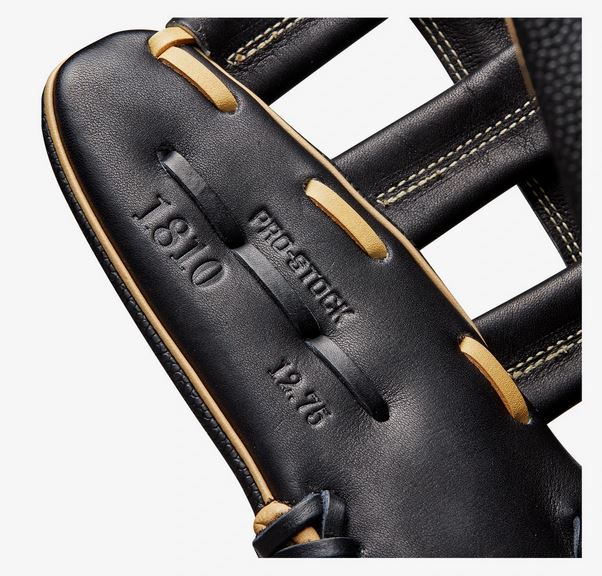 Wilson A2000 1810SS Outfielder's Baseball Glove (New) 12.75" - Black ...