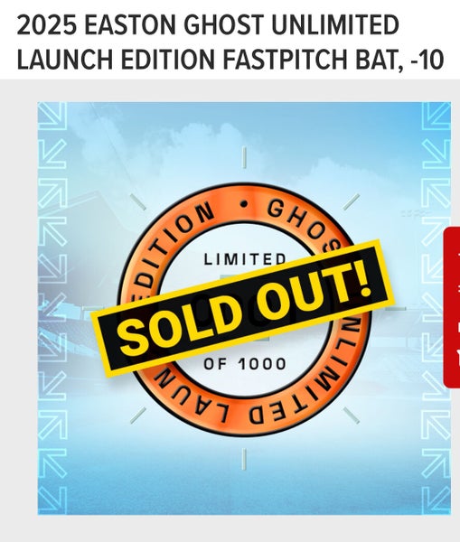 2025 Easton Ghost Unlimited Launch Edition | SidelineSwap