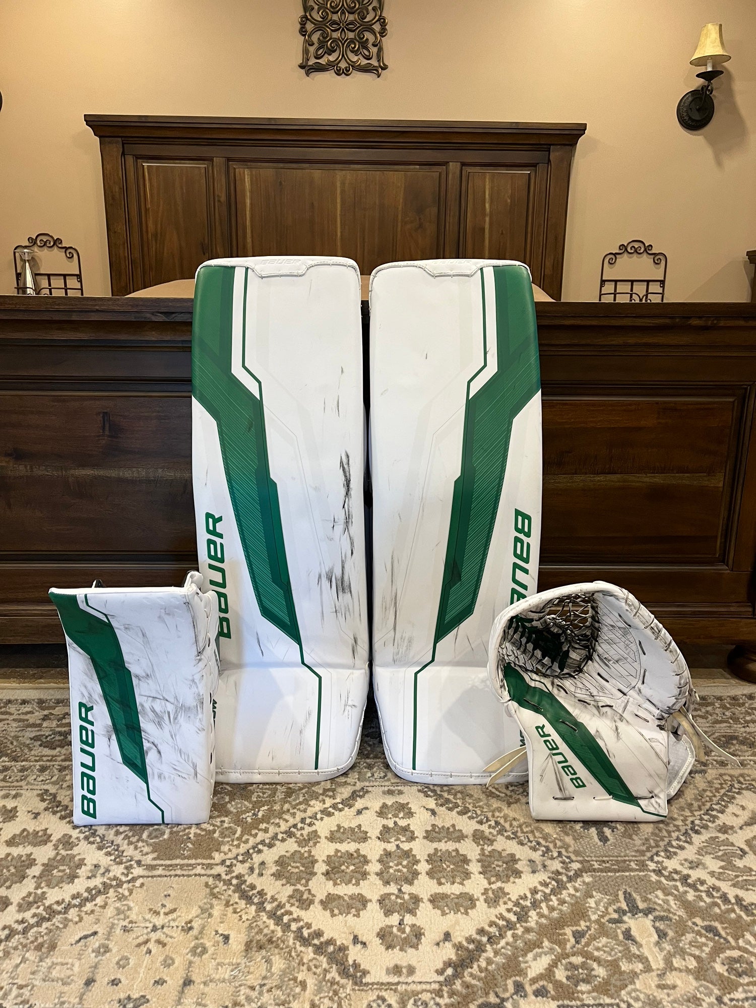 Oettinger Pro Stock Bauer Shadow Goalie Set | SidelineSwap