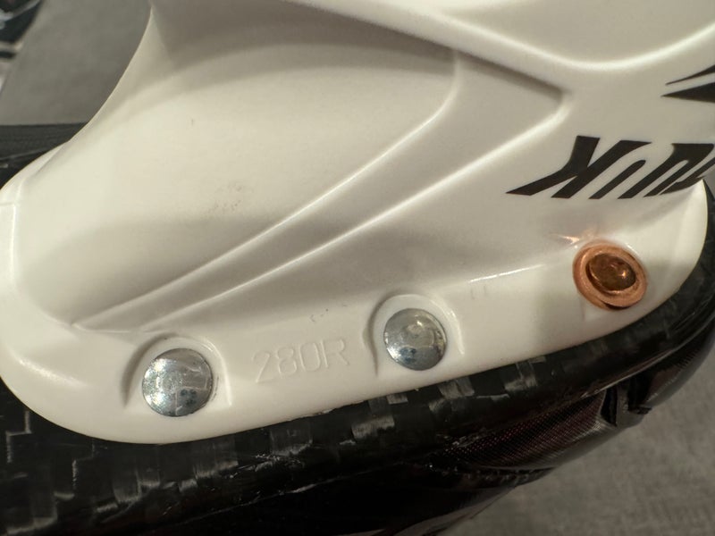 Custom White CCM Regular Width Pro Stock R-8.25 L-8.75 RibCor Hockey ...