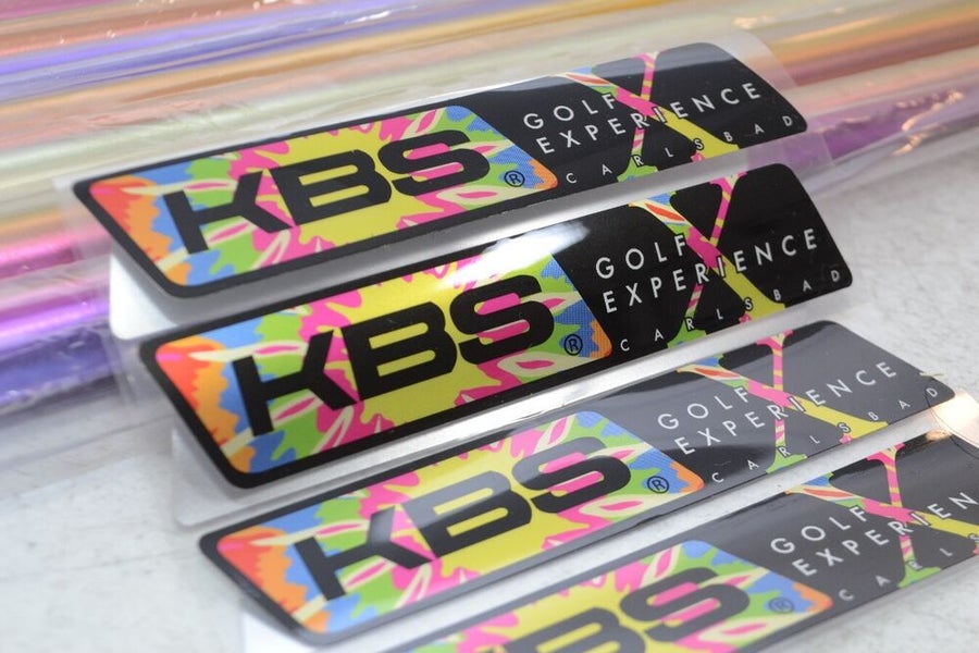 KBS PVD Rainbow C-Taper 130g X Stiff 4-PW Shaft Set .355 Steel # 173499 ...