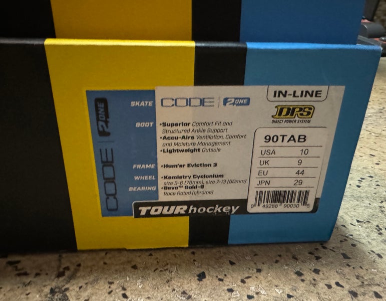 Used Size 10 Tour Code 2.ONE Inline Skate - SENIOR | SidelineSwap | Buy ...